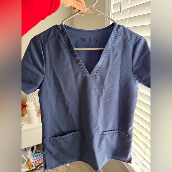 Figs | Tops | Figs Scrub Top In The Color Big Sky | Poshmark